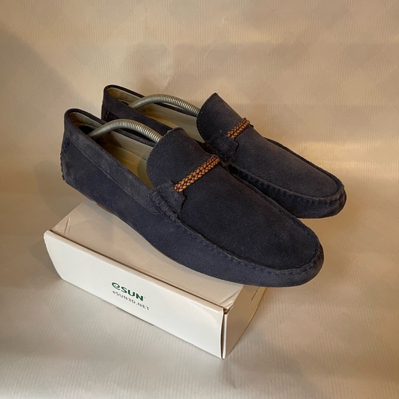 Shoes | The Rails Blue Suede Shoes Mens 11 | Poshmark
